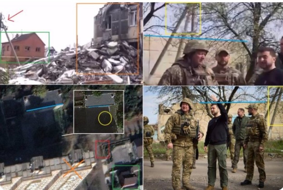 Під час візиту до Авдіївки Зеленський був за 4 км від фронту Osint аналітики фото відео