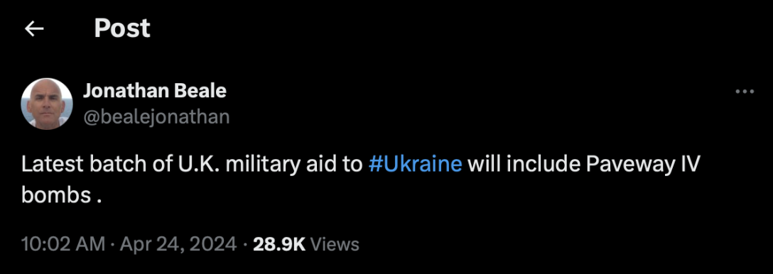 Украине передадут Paveway IV — особенности британских высокоточных бомб ...