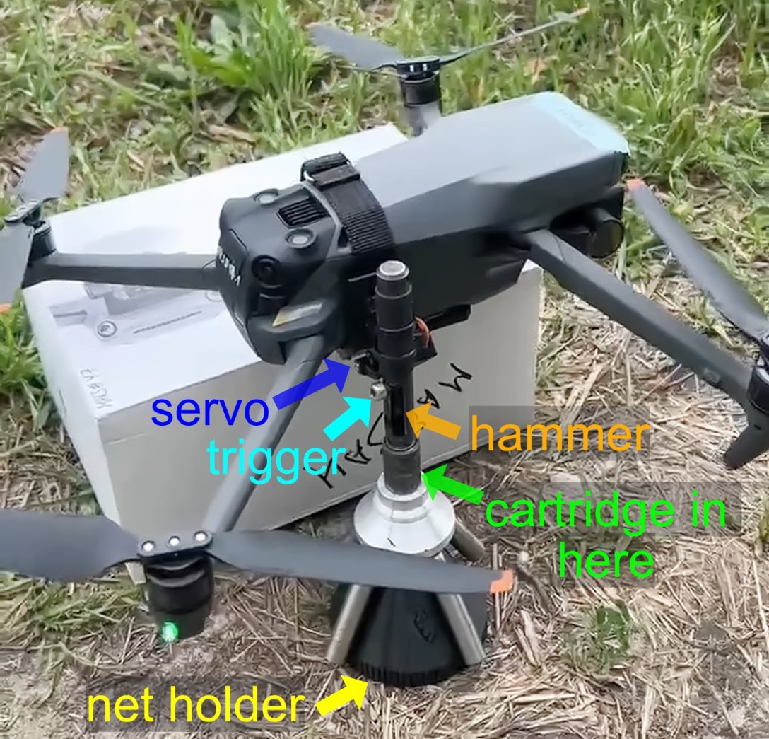 Дроны ВС РФ сбивают сетями — как работает система Ptashka Drones