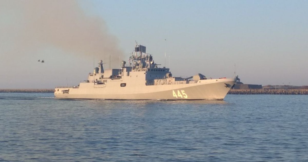 Росія випробовує фрегат Tamala для ВМС Індії — відео