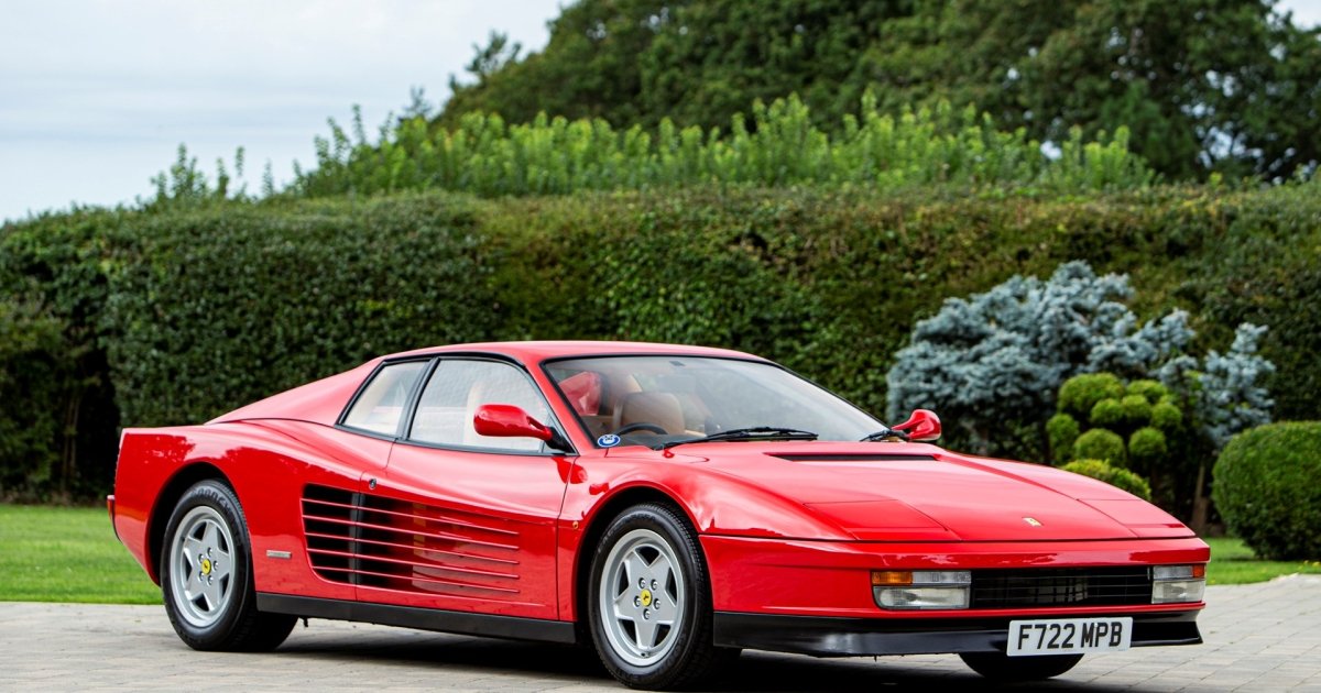Ferrari Testarossa чемпіона Формули-1 виставлено на аукціон