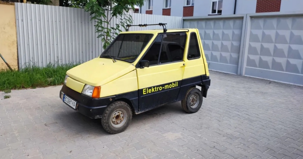 Угорський електромобіль Puli 2e 1992 року засвітився у Львові