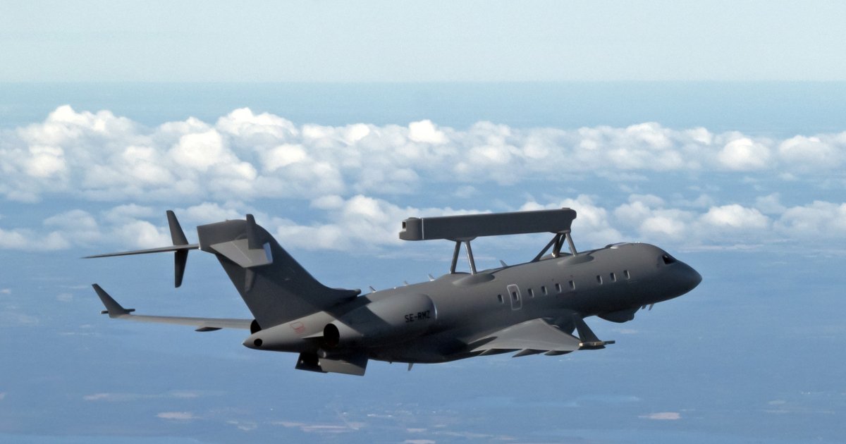 Швеція підтверджує постачання Україні літаків ДРЛО ASC 890