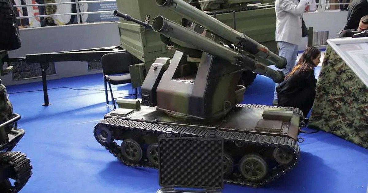 Milosh V2 — на что способен сербский боевой робот с пулеметом и ракетами