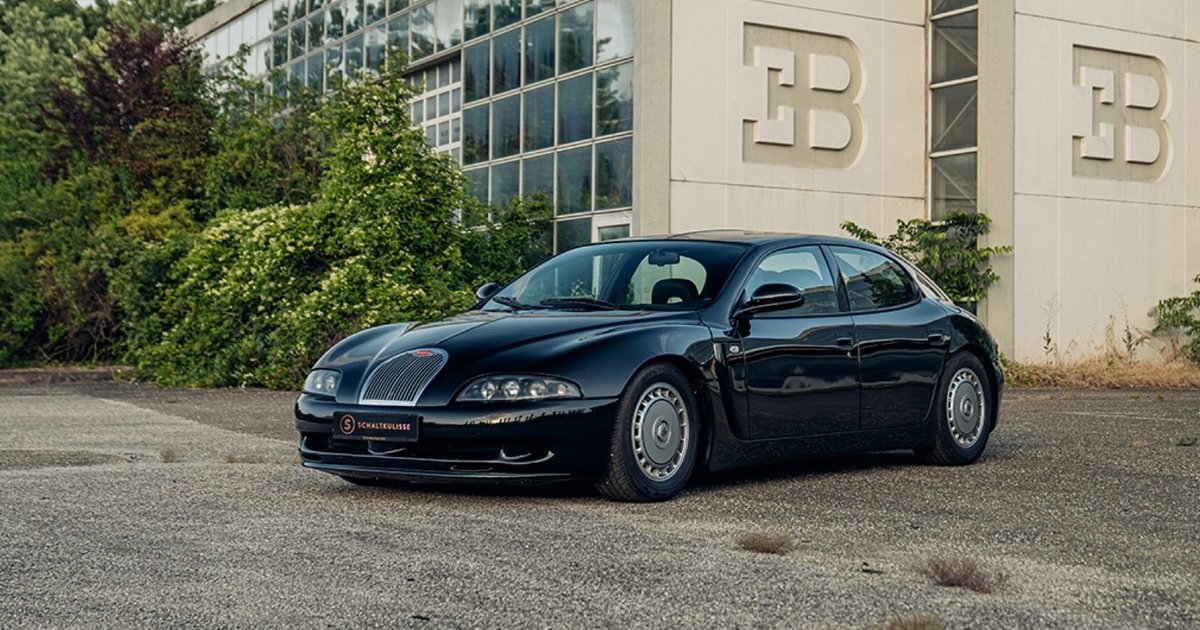 Настоящий эксклюзив: на продажу выставили уникальный седан Bugatti 90-х ...