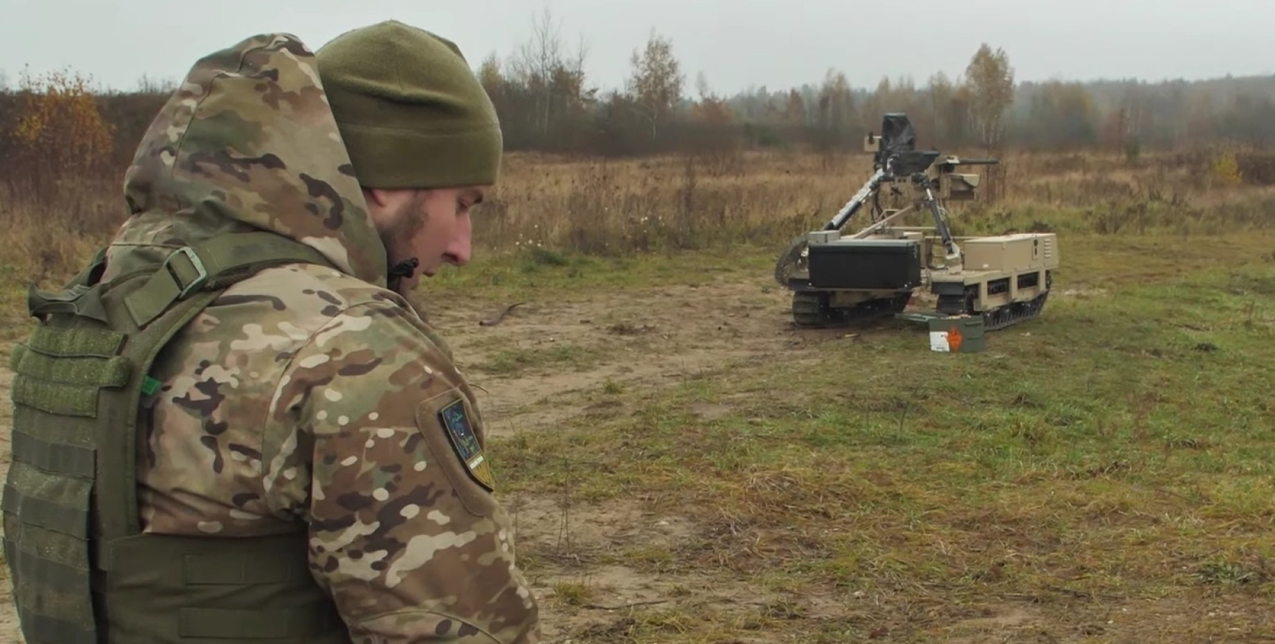 Наземный дрон Droid TW 12.7 кодифицировало Минобороны — видео